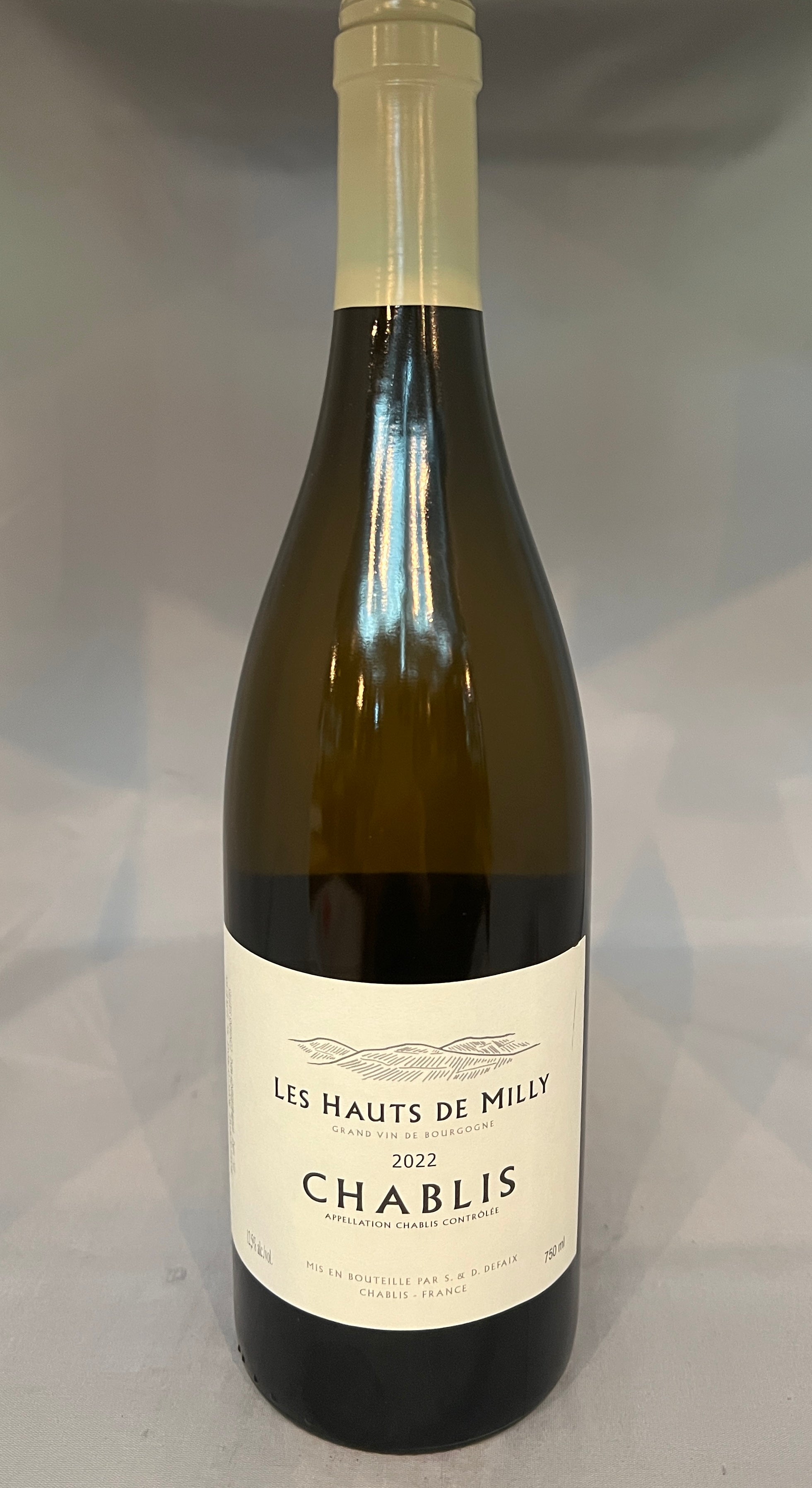 Les Hauts de Milly Chablis 2022 – Sauer Grapes