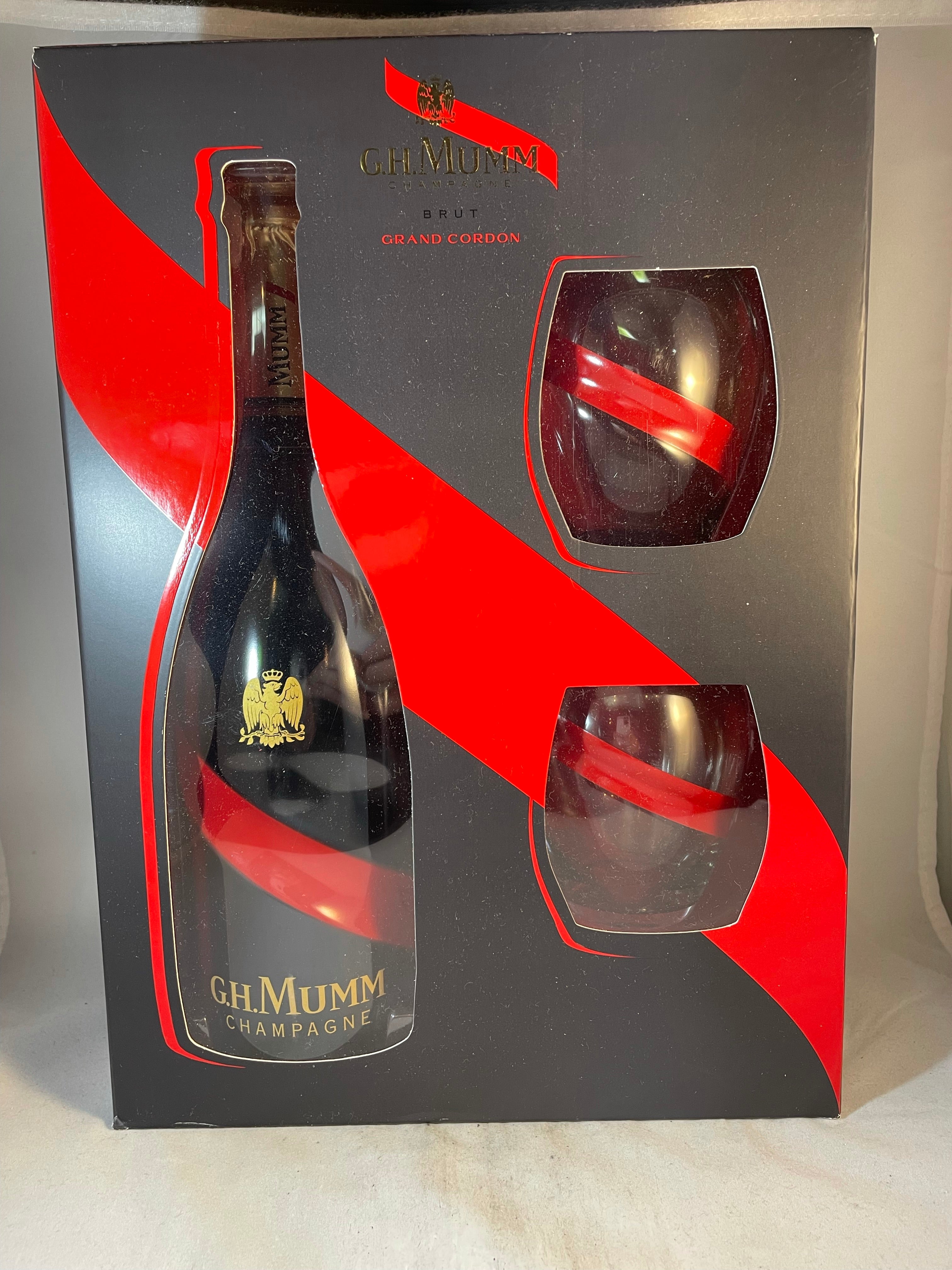 G.H.Mumm Champagne Grand Cordon N.V. France Gift Set – Sauer Grapes