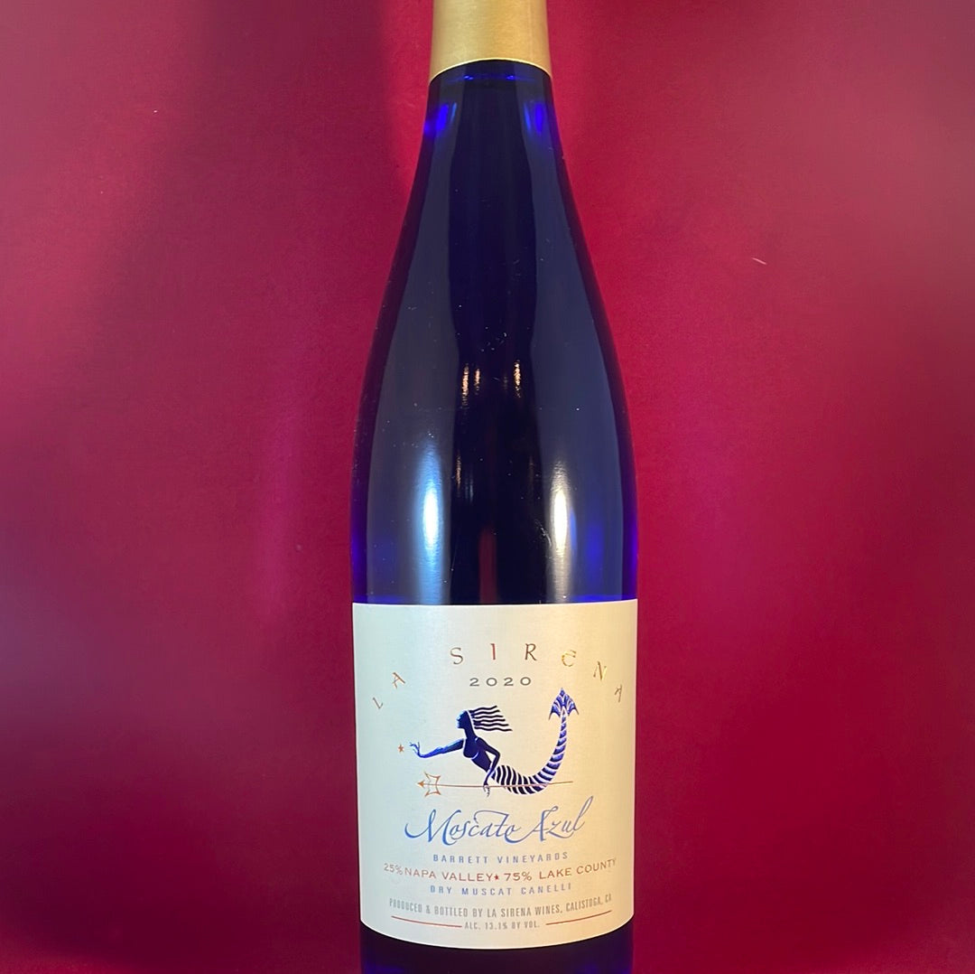 La Sirena Moscato Azul Dry Muscat Canelli 2020, Napa & Lake Country Ca ...